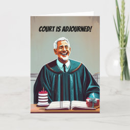 Judge or Attorney Birthday Card | Zazzle