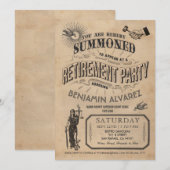 Judge Retirement Invitation - Party Vintage Retro | Zazzle