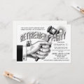 Judge Retirement Invitation - Party Vintage Retro | Zazzle