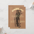 Judge Retirement Party Invitation | Lady Justice | Zazzle
