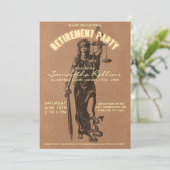 Judge Retirement Party Invitation | Lady Justice | Zazzle