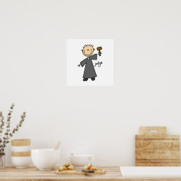 Judge Stick Figure Poster | Zazzle