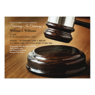 Judge Invitations | Zazzle