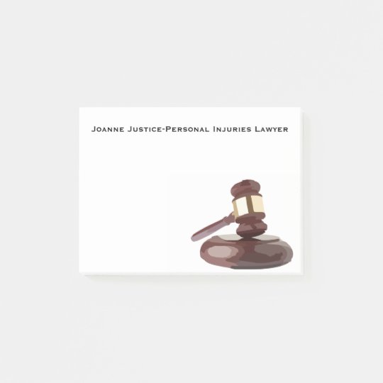 Judge's Gavel Post-It Notes | Zazzle.com