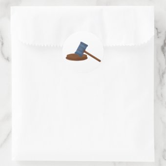 Judges Gavel Stickers | Zazzle