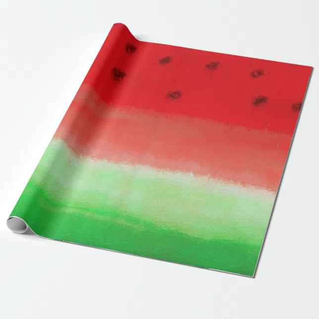 Juicy Watermelon Wrapping Paper | Zazzle
