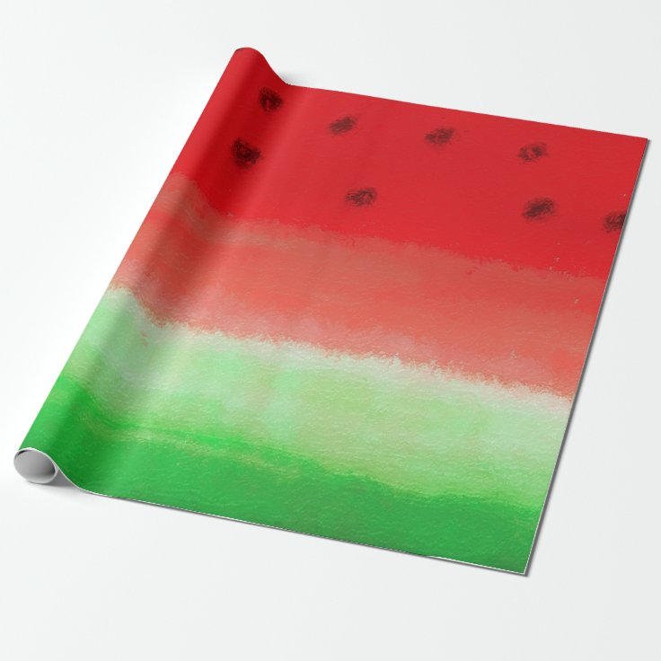 Juicy Watermelon Wrapping Paper | Zazzle