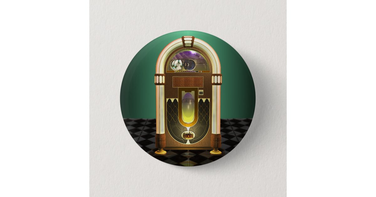 Jukebox Buttons | Zazzle
