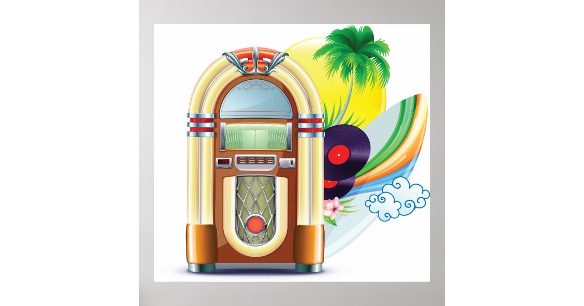 Jukebox Music Poster | Zazzle