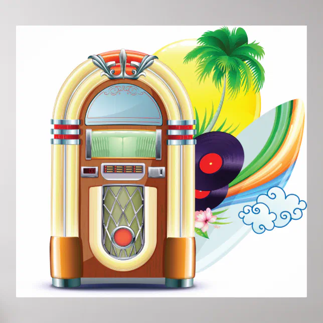Jukebox Music Poster | Zazzle
