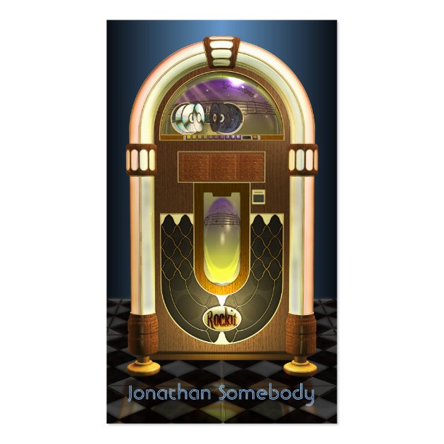Jukebox Profile Card Business Card Templates
