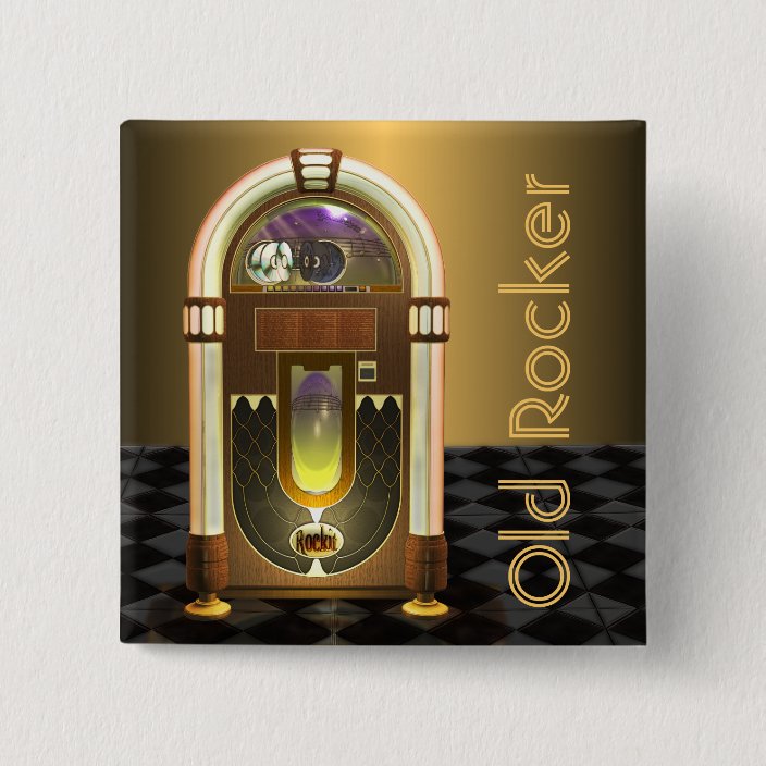 Jukebox Square Buttons | Zazzle.com