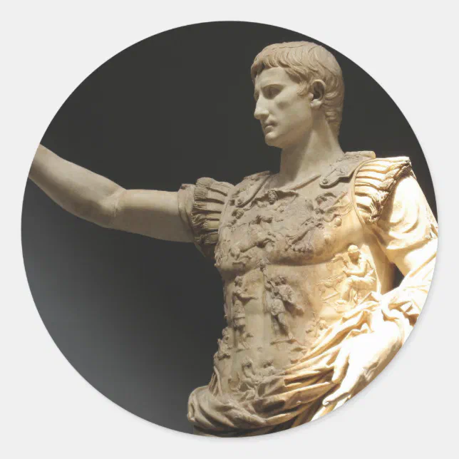 Julius Caesar Classic Round Sticker | Zazzle