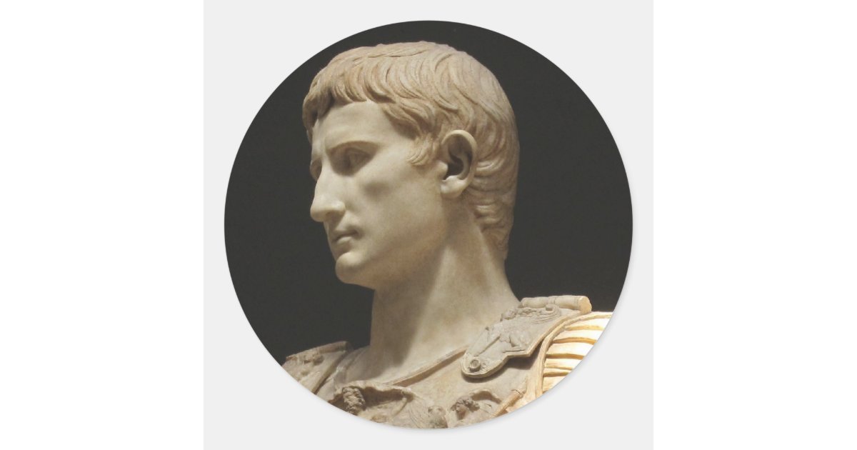 Julius Caesar image picture Classic Round Sticker | Zazzle