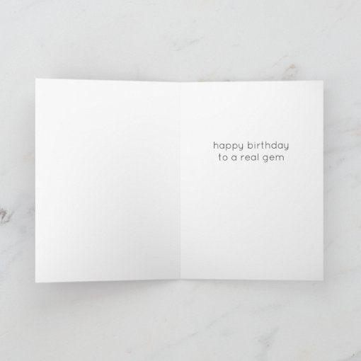 July Birthstone Ruby Happy Birthday Card | Zazzle