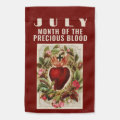 July Precious Blood of Jesus Religious Garden Flag | Zazzle