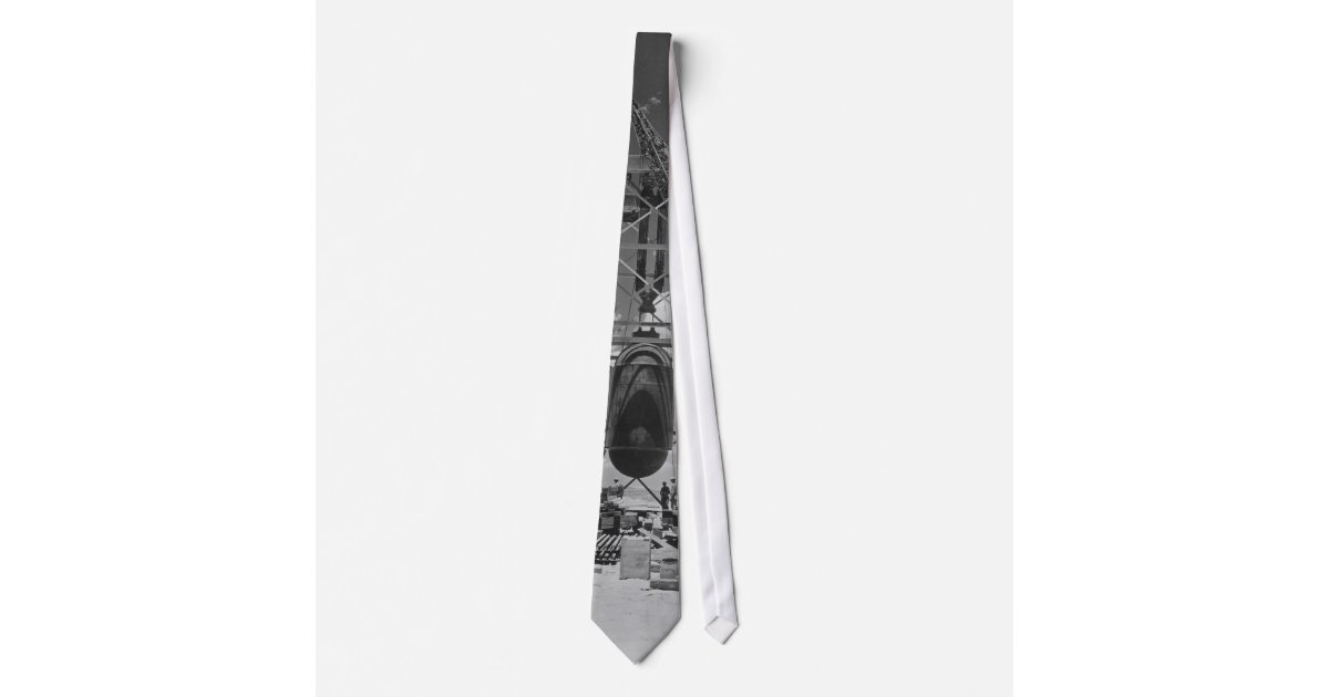 Jumbo Atomic Bomb Positioned for Trinity Test Tie | Zazzle