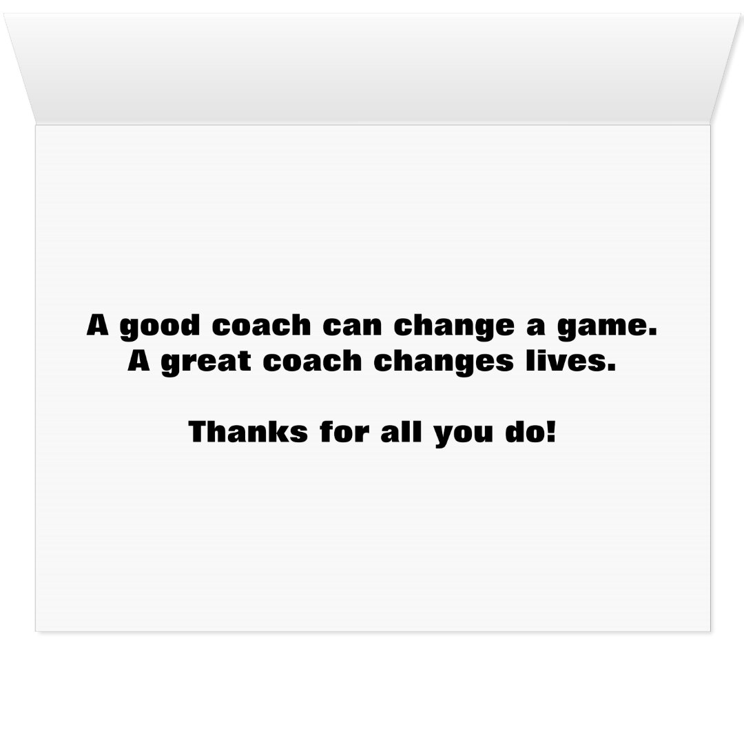 Jumbo Boxing Themed Thank You Card to Coach | Zazzle