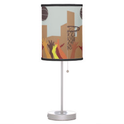 Jump Ball Basketball Table Lamp | Zazzle