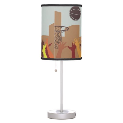Jump Ball Basketball Table Lamp | Zazzle