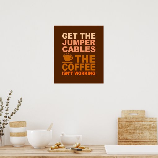 Jumper Cables poster | Zazzle