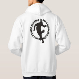 Jumping Is Not A Crime Hoody | Zazzle