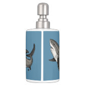 jumping shark soap dispenser & toothbrush holder | Zazzle