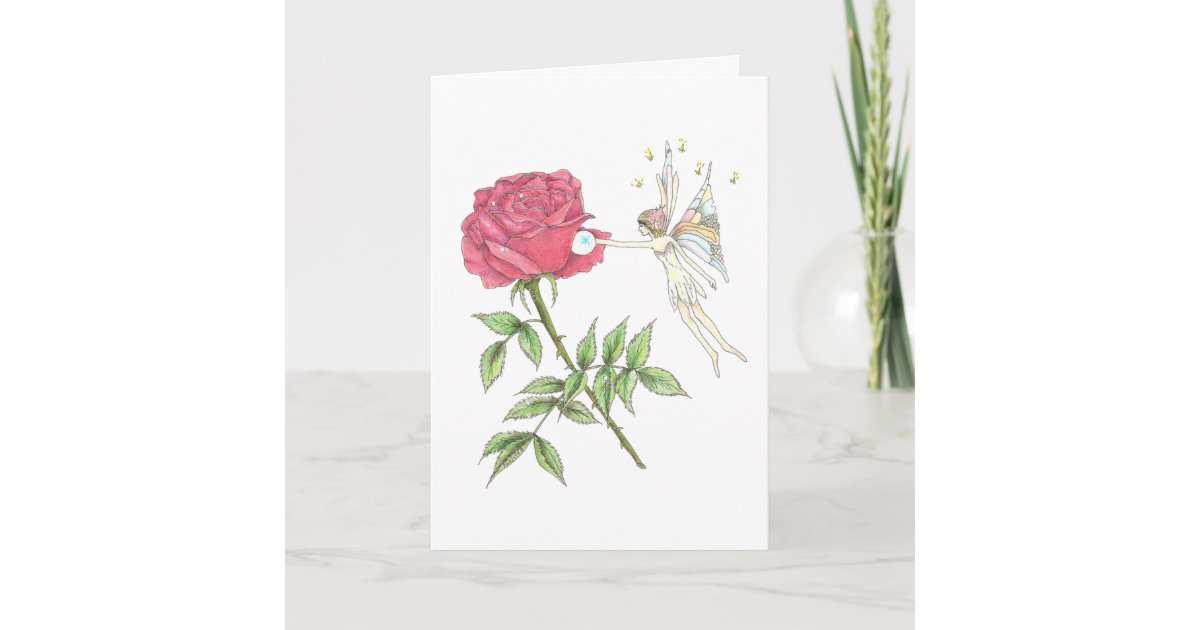 June Fairy Birthday Card | Zazzle