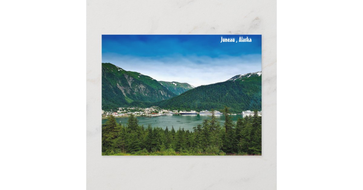 Juneau, Alaska Mountain Scene Postcard | Zazzle