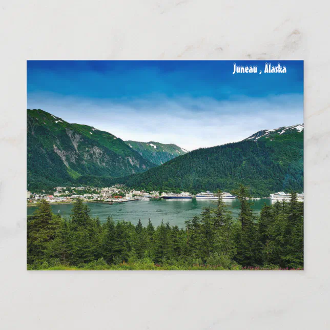 Juneau, Alaska Mountain Scene Postcard | Zazzle