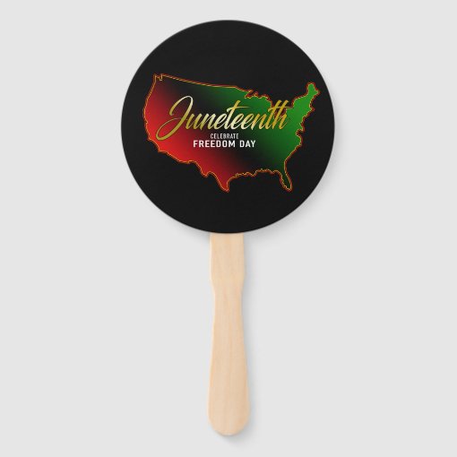 Juneteenth Black Heritage Hand Fan | Zazzle