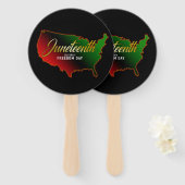 Juneteenth Black Heritage Hand Fan | Zazzle