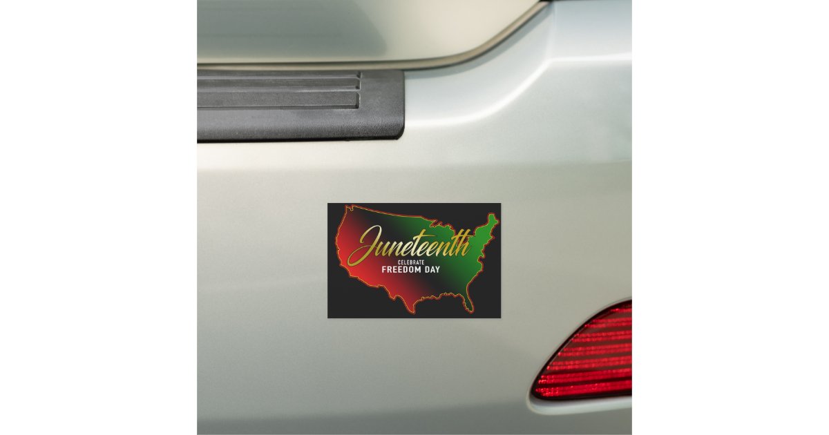 Juneteenth car magnet | Zazzle
