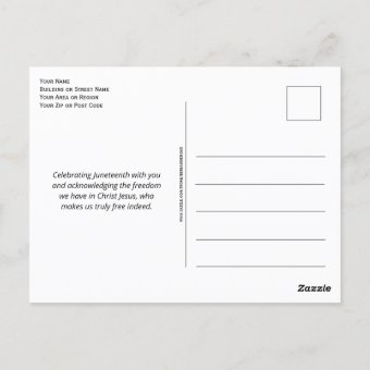 JUNETEENTH Celebrate Freedom Postcard | Zazzle