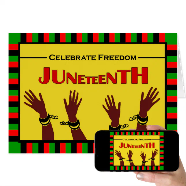 Juneteenth, Celebrate Freedom, Shackles Broken | Zazzle