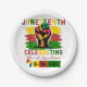 Juneteenth Celebrating Black Freedom Black History Paper Plates | Zazzle