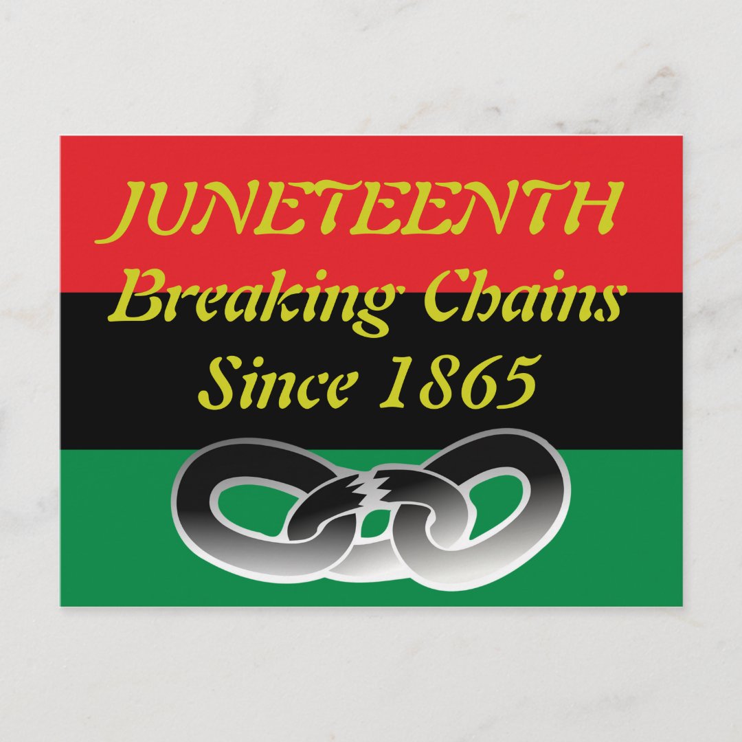 Juneteenth celebration post card | Zazzle