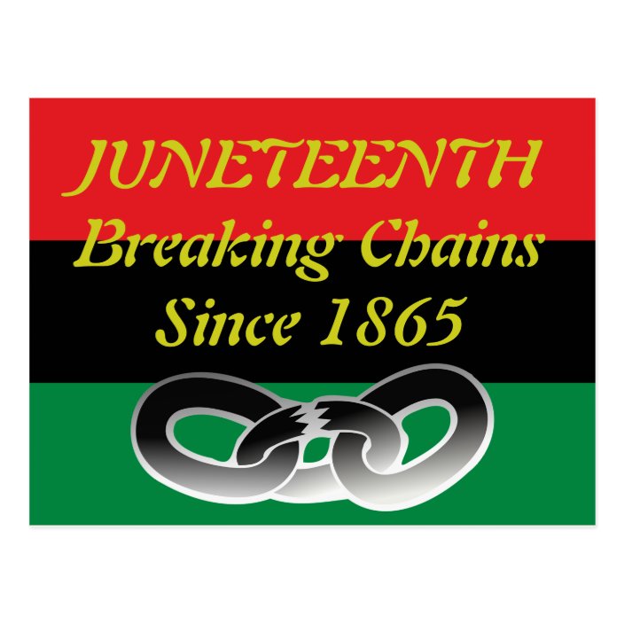 Juneteenth celebration post card | Zazzle.com