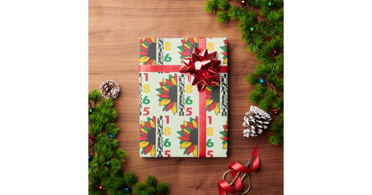 Juneteenth Celebration Wrapping Paper | Zazzle