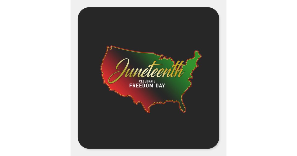 Juneteenth Classic Round Sticker | Zazzle