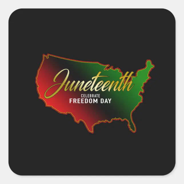 Juneteenth Classic Round Sticker | Zazzle