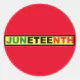 Juneteenth Classic Round Sticker | Zazzle
