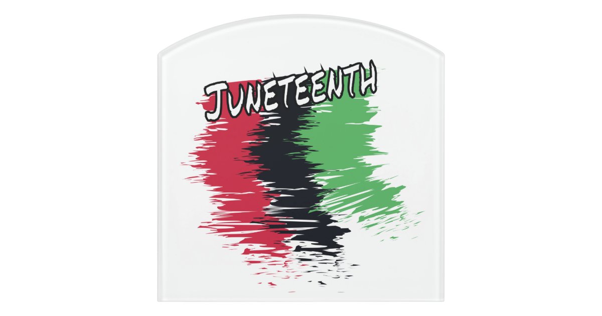 Juneteenth Door Sign | Zazzle