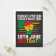 Juneteenth Emancipation Proclamation Black Freedom Invitation Postcard ...