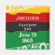 Juneteenth Freedom Day City Celebration Fancy Flag Magnet | Zazzle