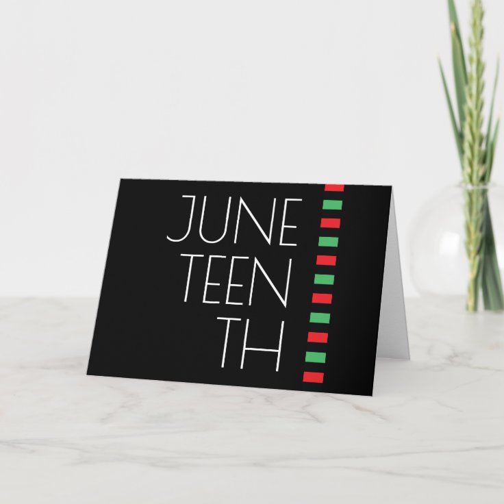 Juneteenth Holiday Card | Zazzle