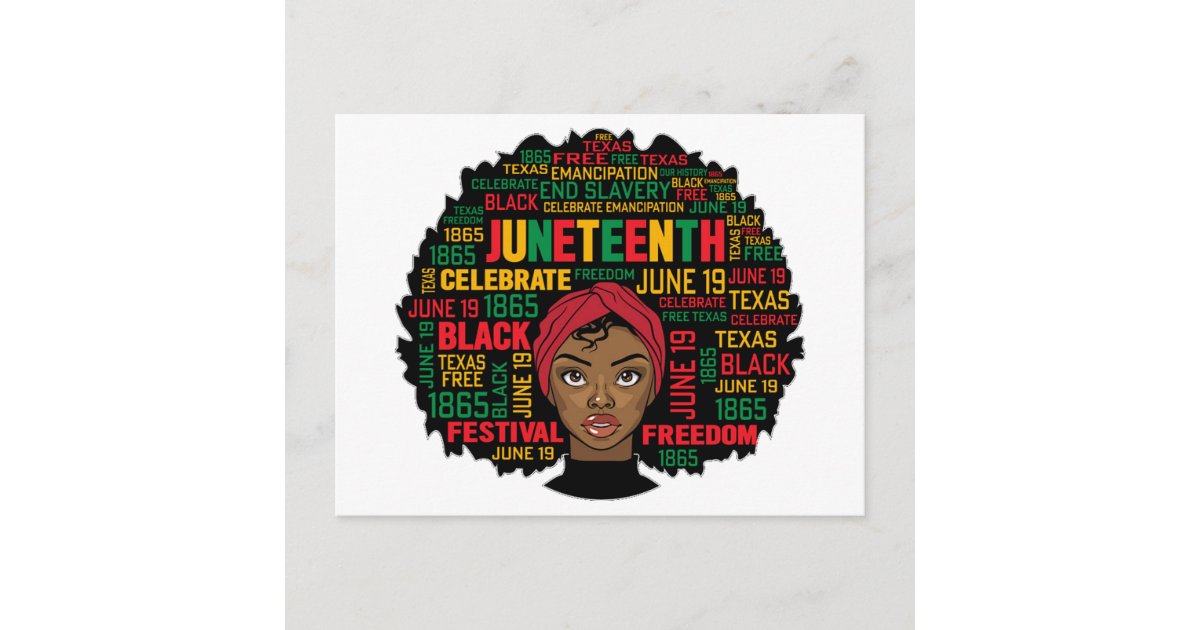 Juneteenth Postcard | Zazzle
