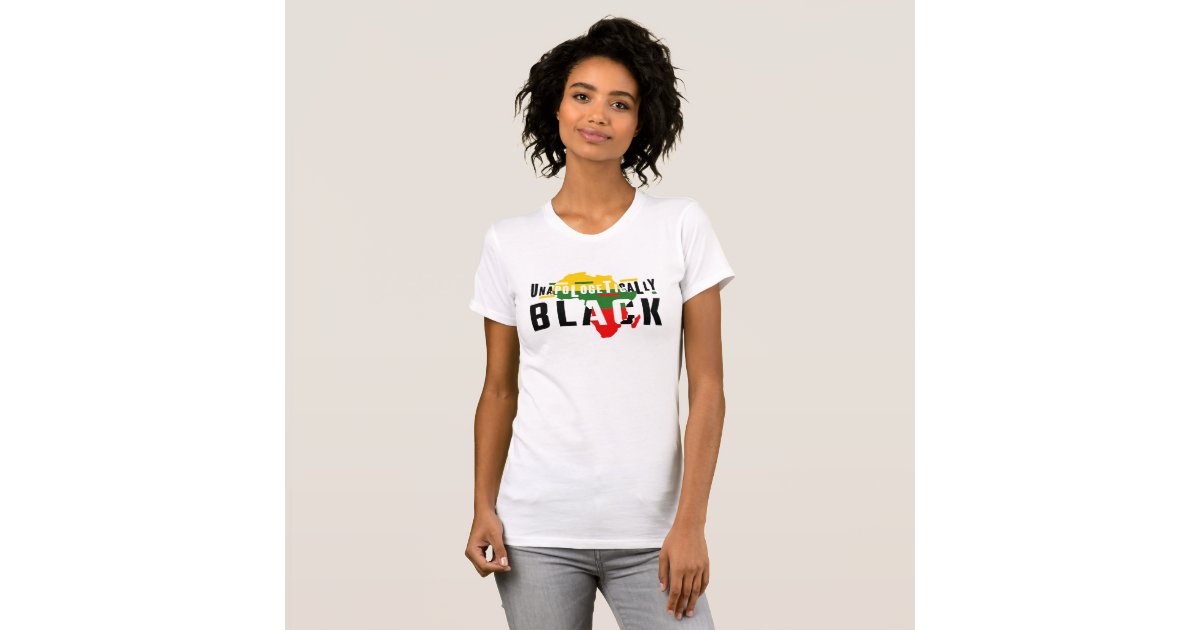 Juneteenth - Unapologetically Black - Over Africa T-Shirt | Zazzle