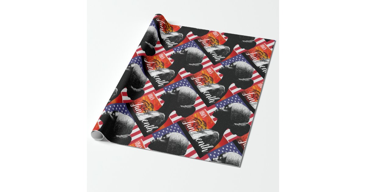 Juneteenth Wrapping Paper | Zazzle