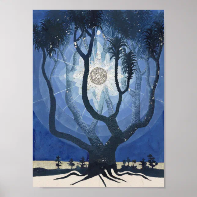 Jung Tree of Life Illustration Poster | Zazzle